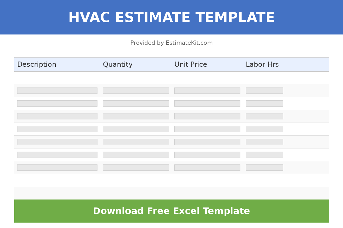 EstimateKit - HVAC Estimating Software for Contractors